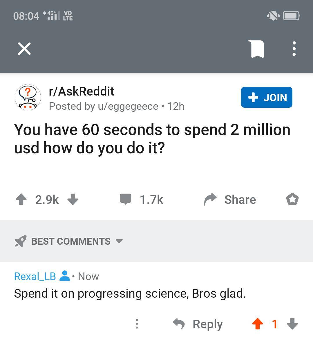 For the Greater Good, and for Science! | Scrolller