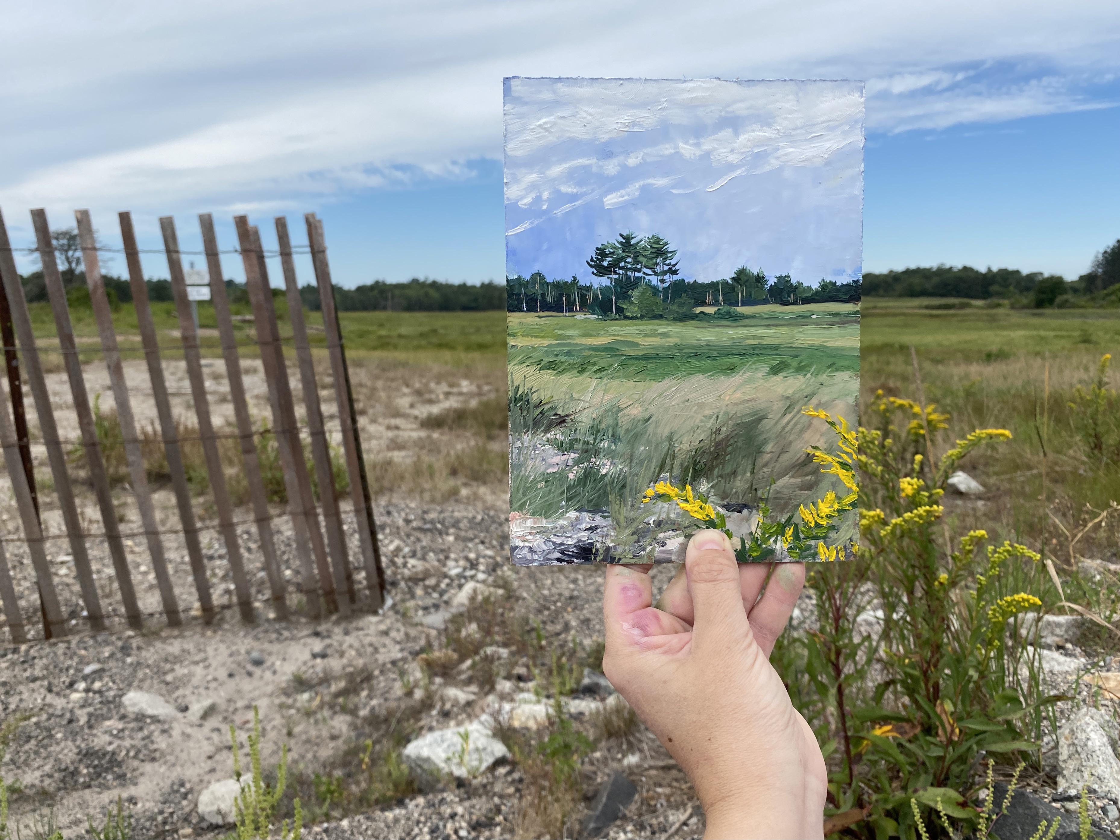 Forced perspective plein air oil painting! | Scrolller