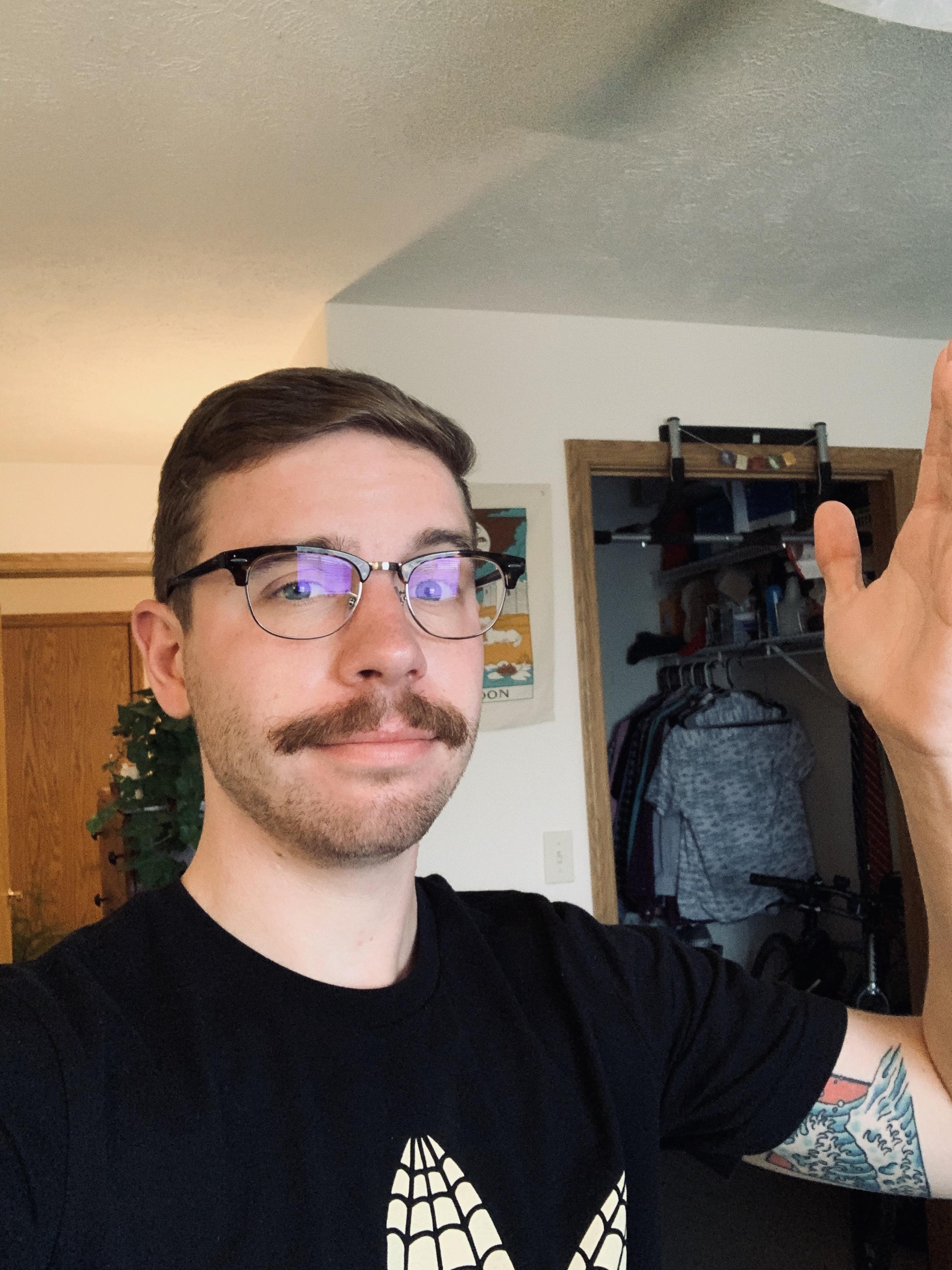 Former beard-wearer turned moustache- flaunter, thoughts? | Scrolller