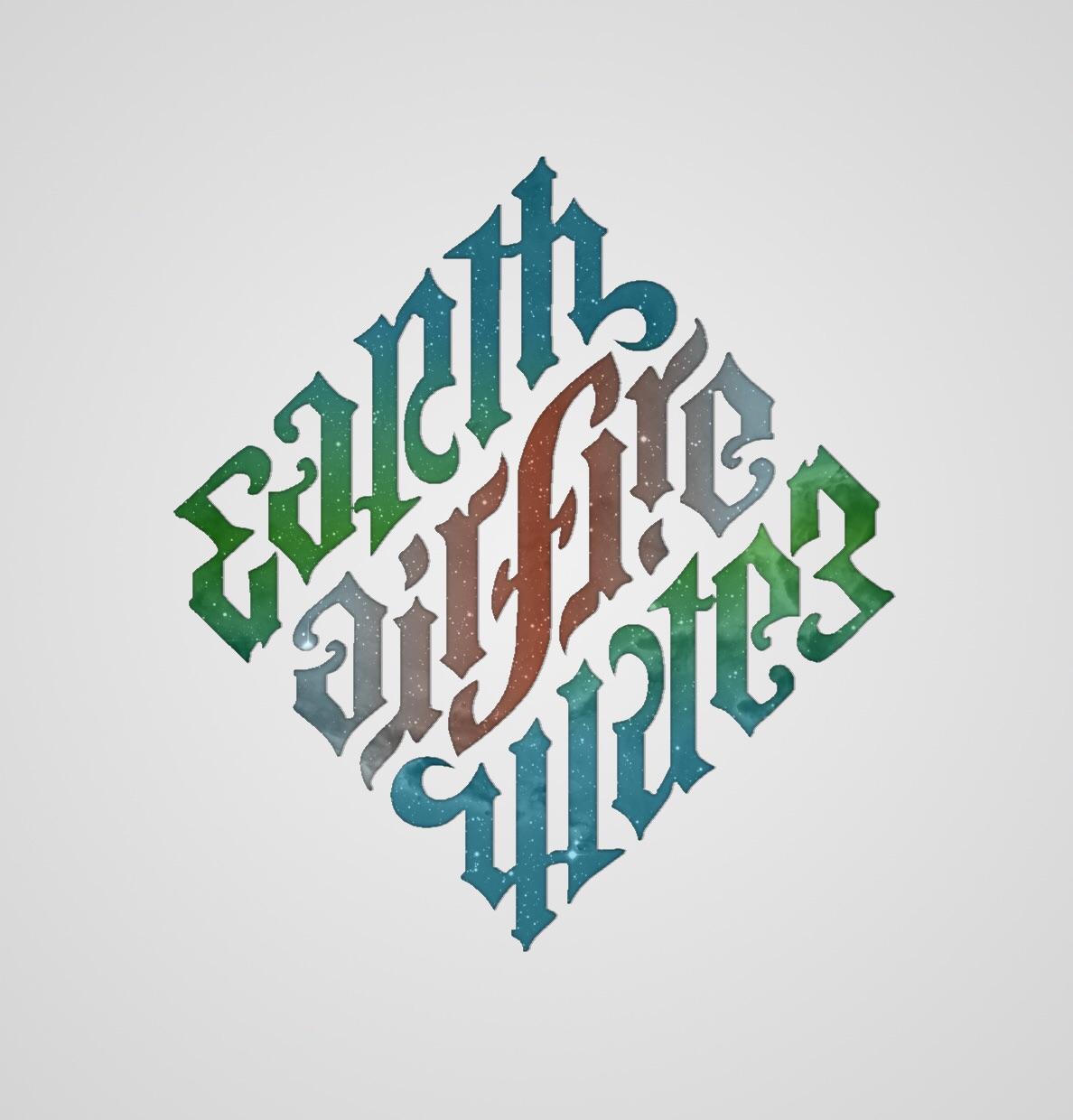 Four Elements Ambigram | Scrolller