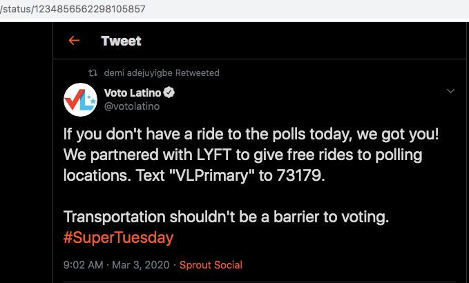Free rides to vote!!! | Scrolller