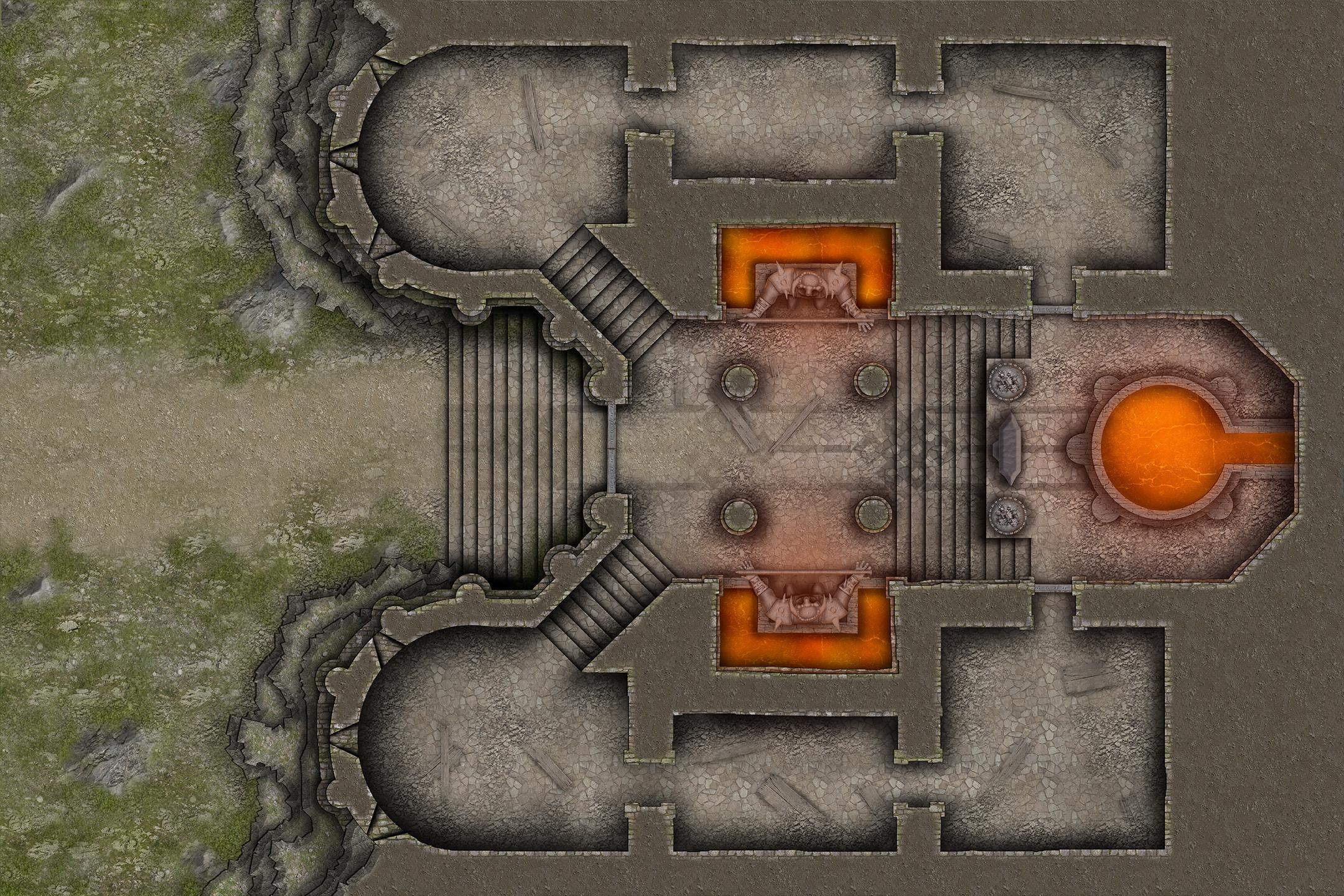 FREE "The Forgotten Forge" 20x30 Battlemap! [OC] | Scrolller