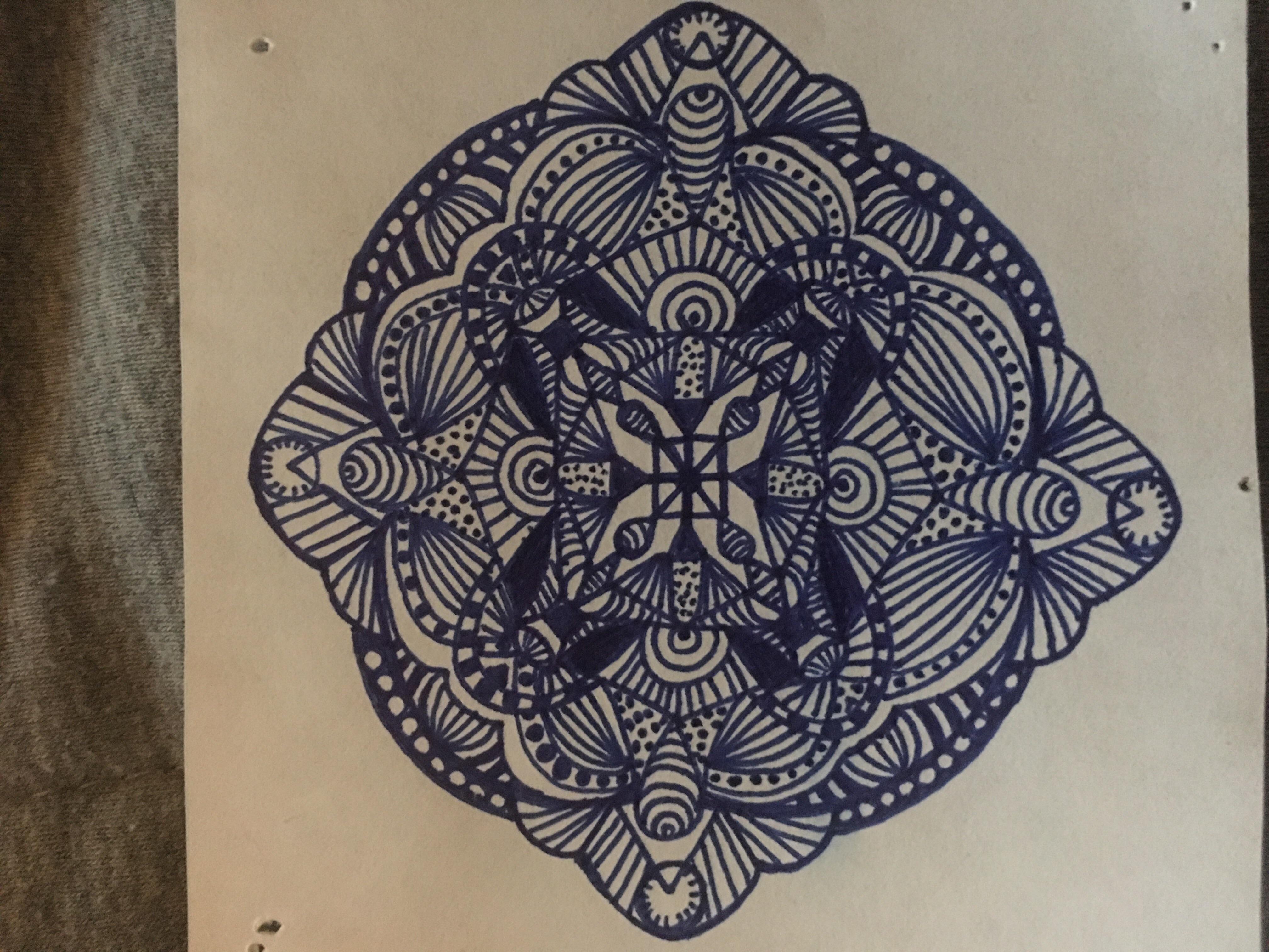 Freehand mandala 1 | Scrolller