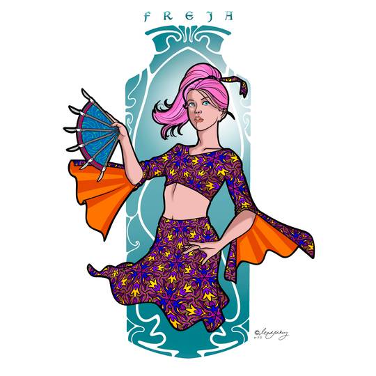 'Freja-Dancing Assassin', Me, Digital, 2021 | Scrolller