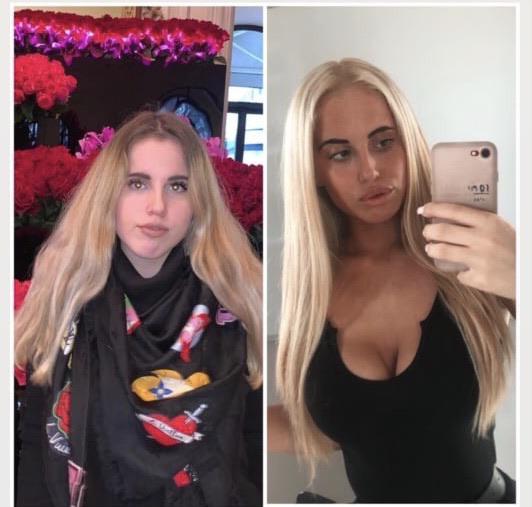 French girl before/After bimbofication | Scrolller