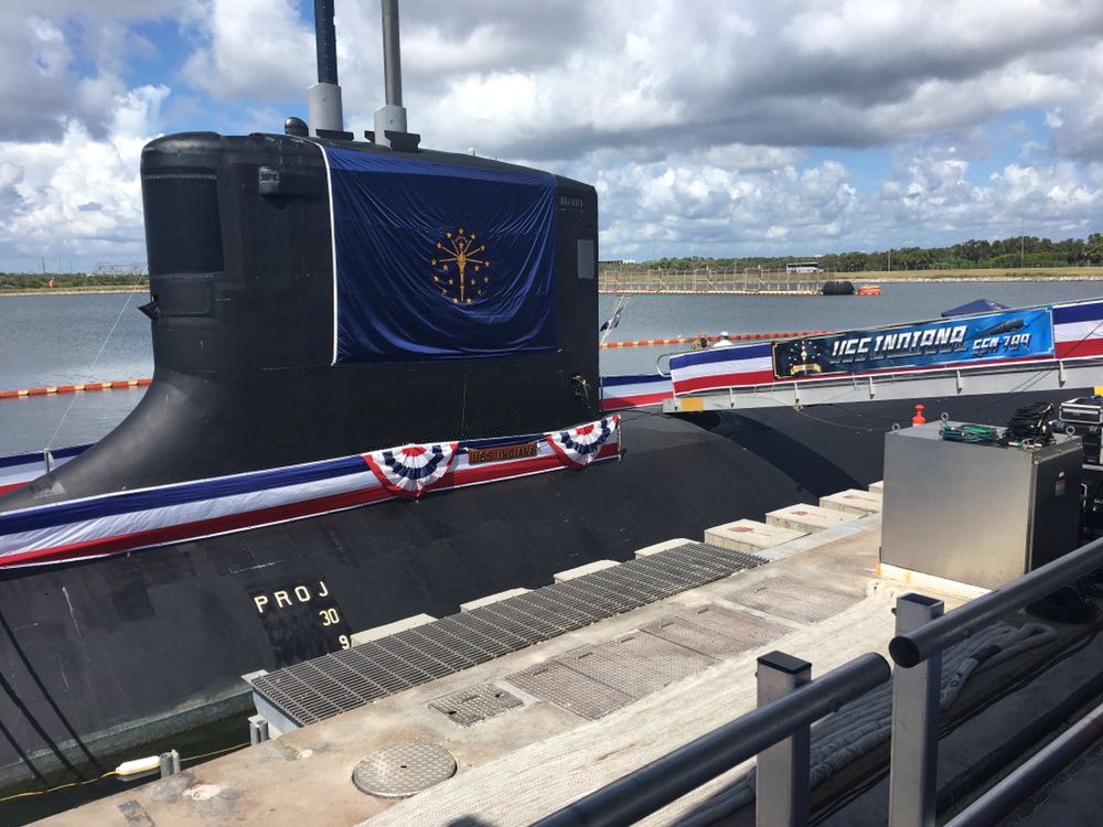 Freshly commissioned USS Indiana | Scrolller