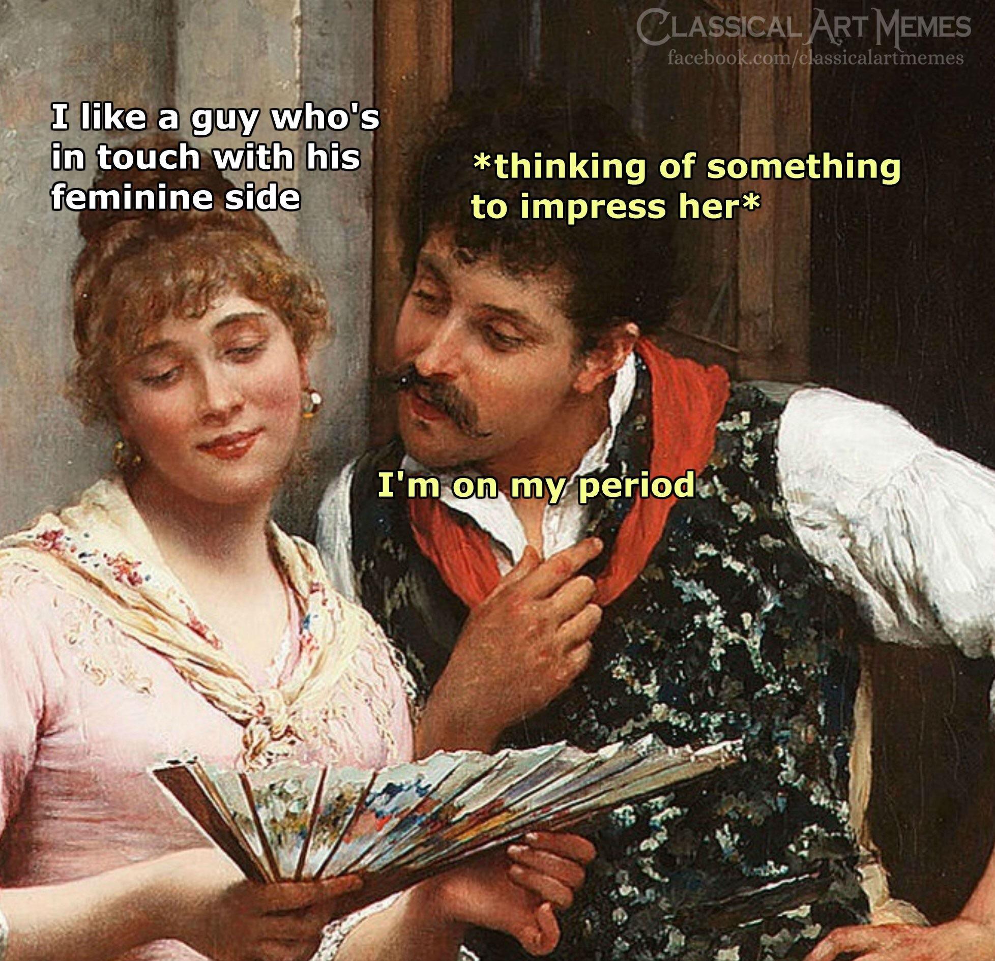From a classical art meme group... relatable | Scrolller