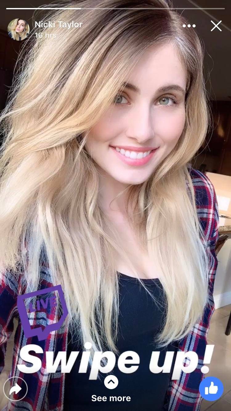 From her FB story | Scrolller