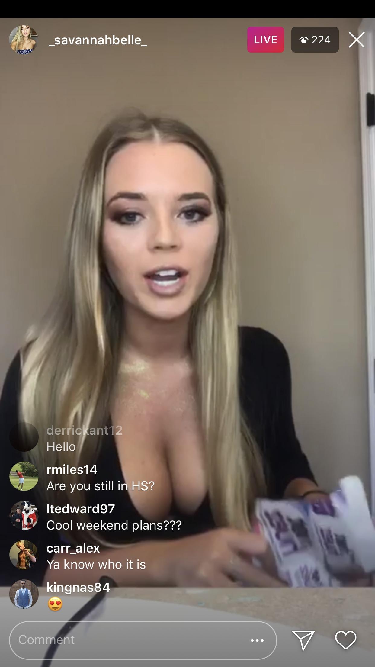 From her IG live | Scrolller