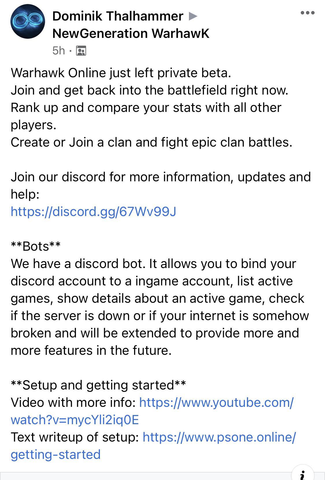 From "NewGeneration Warhawk" Group on Facebook | Scrolller