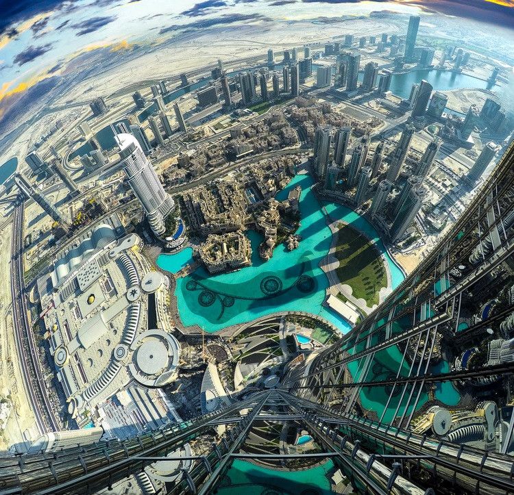 From the tallest building in the world. The Burj Khalifa. | Scrolller