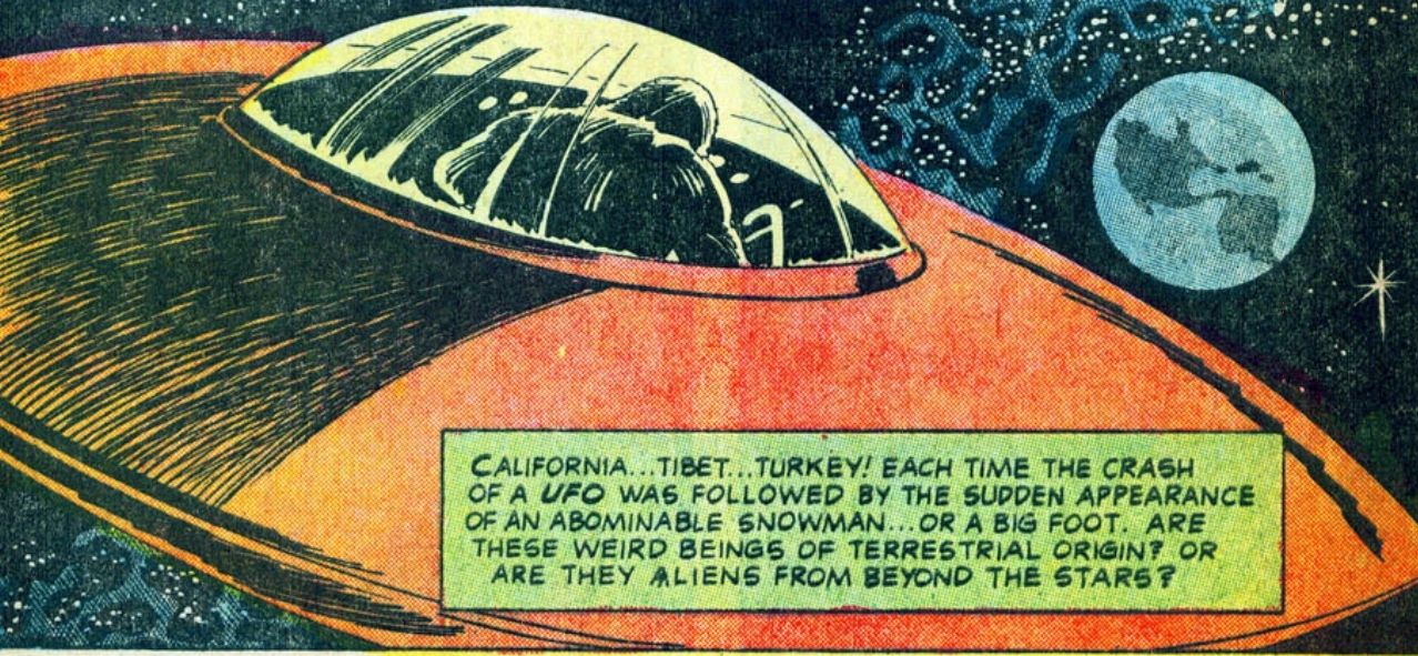 From UFO Flying Saucers comics, #2, 1970 | Scrolller