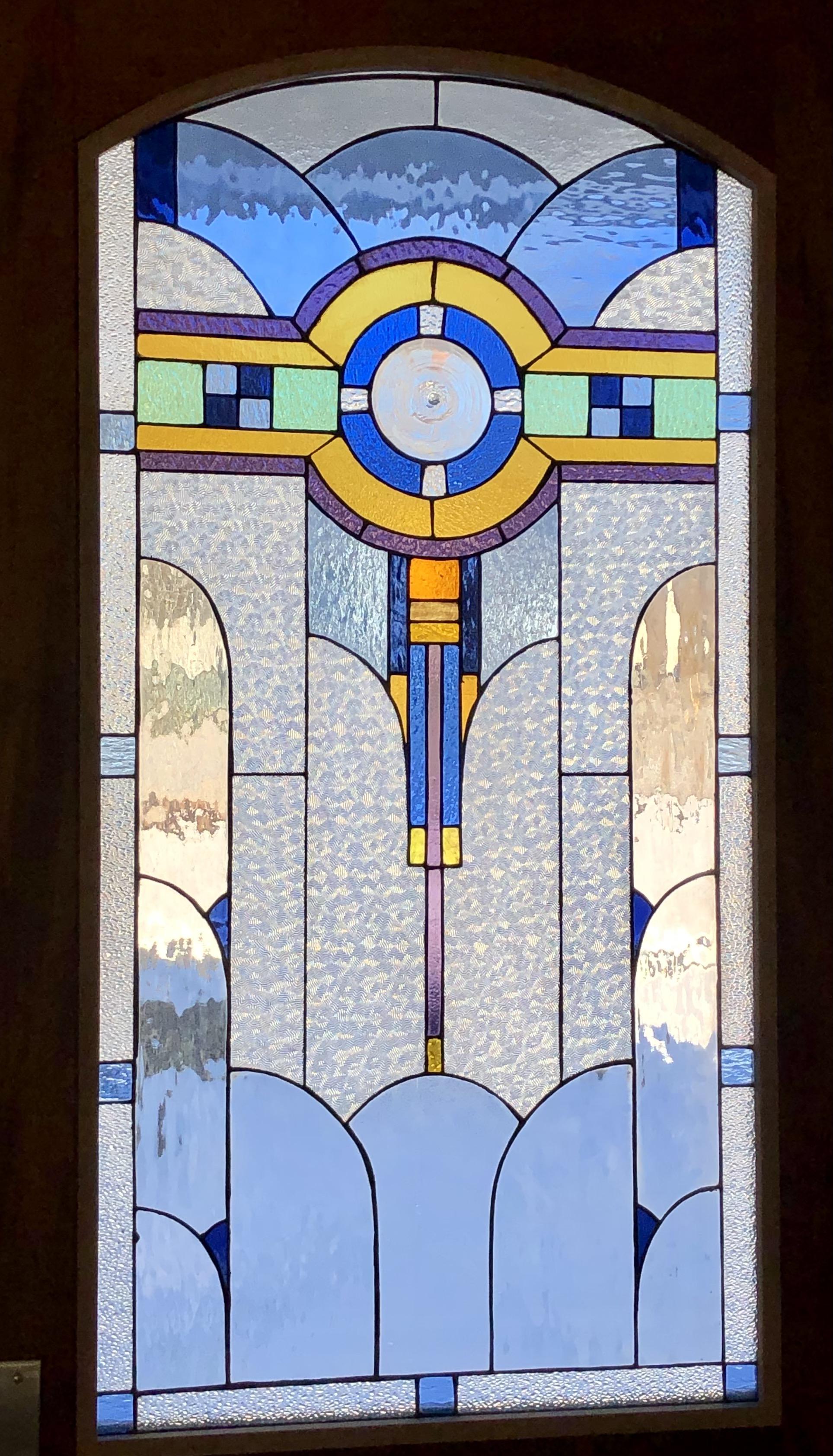 Front Door Stained Glass Window Dressing | Scrolller