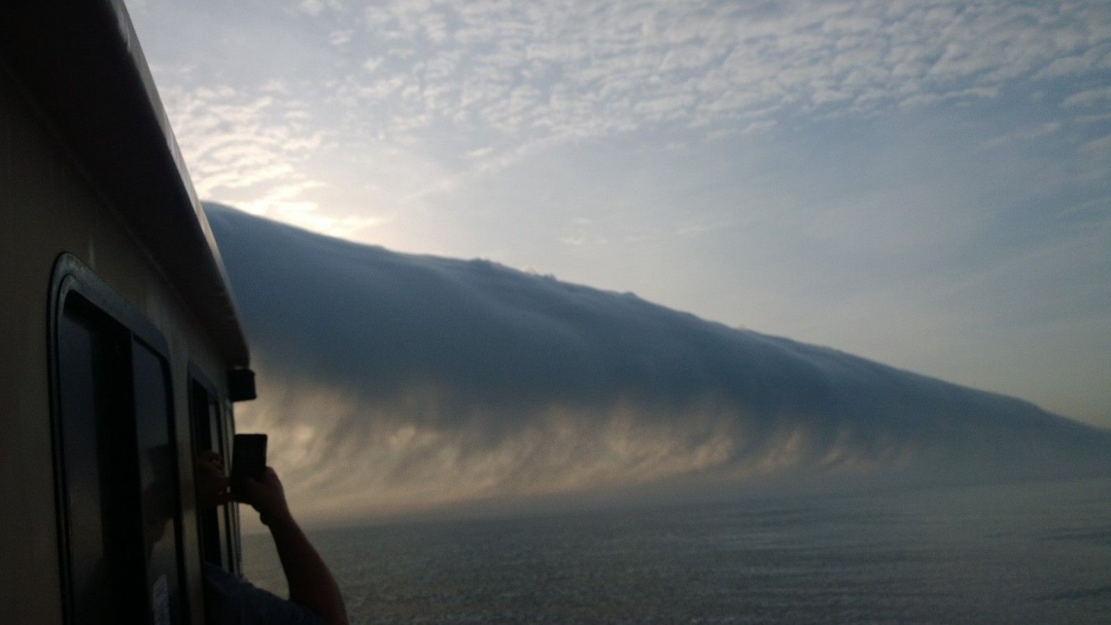 Frontal cloud taken about 5 miles offshore of Seaside Heights New ...