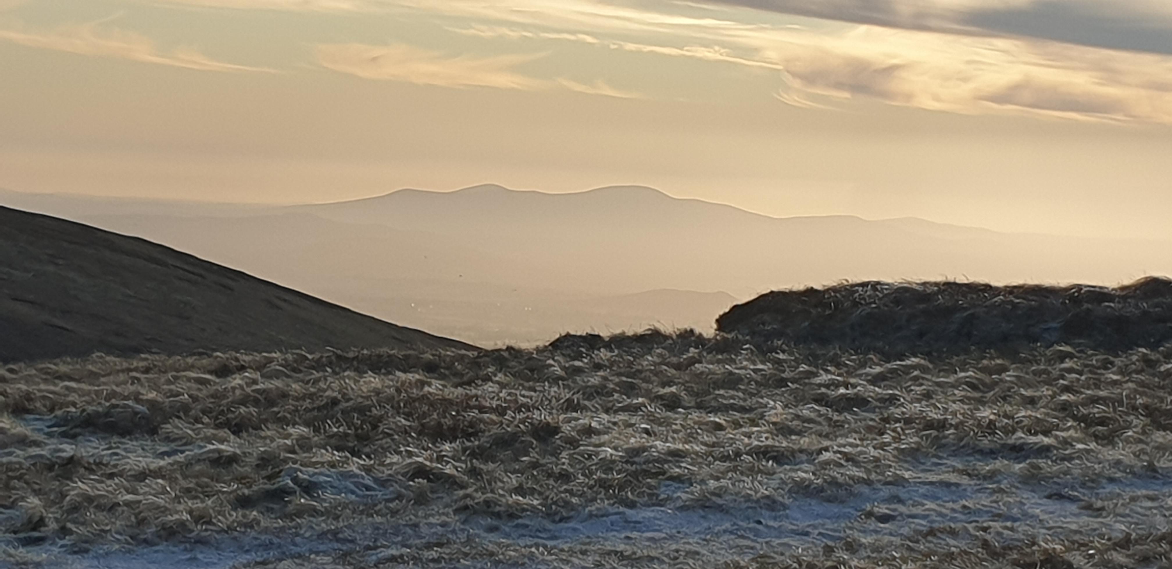 Frosty Wicklow mountains in Ireland | Scrolller