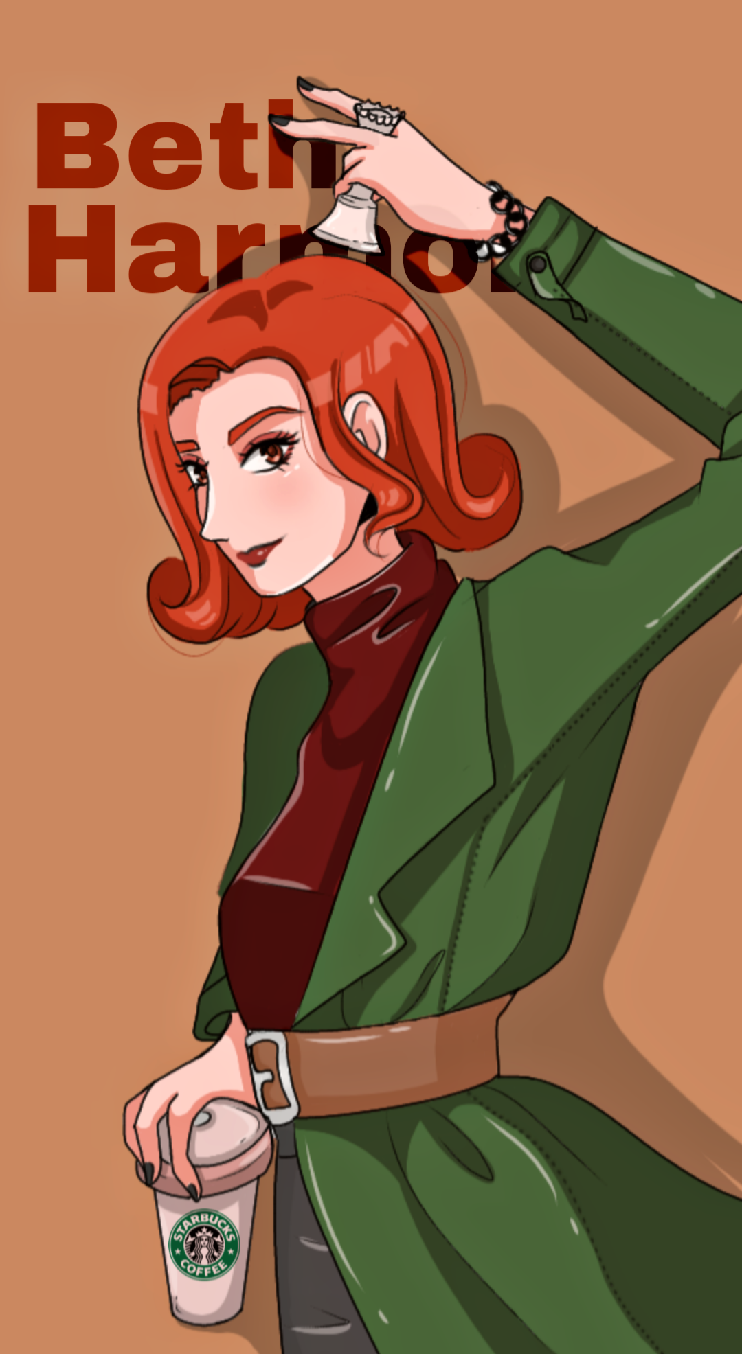 Frustrated artist draws Beth Harmon | Scrolller