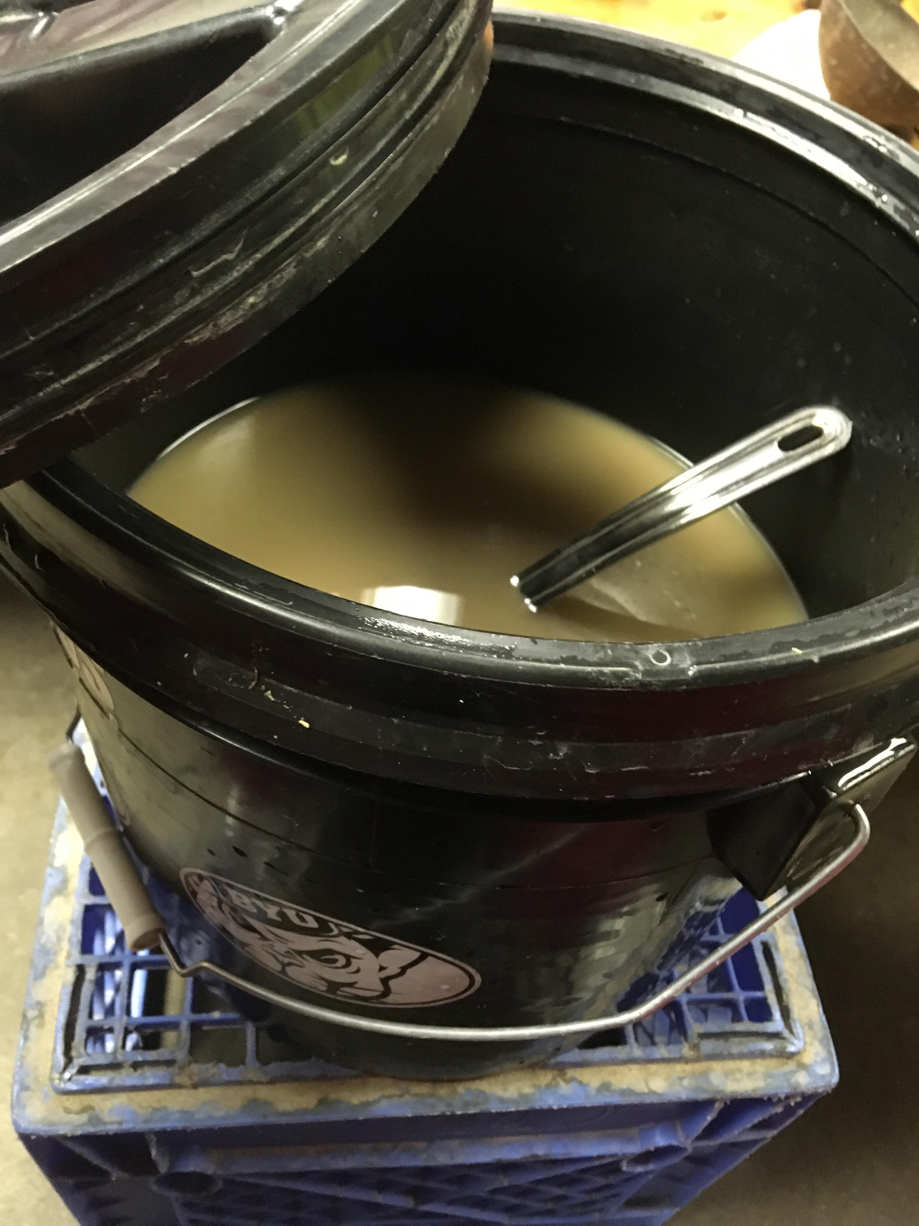 Full bucket. Time to mix. | Scrolller