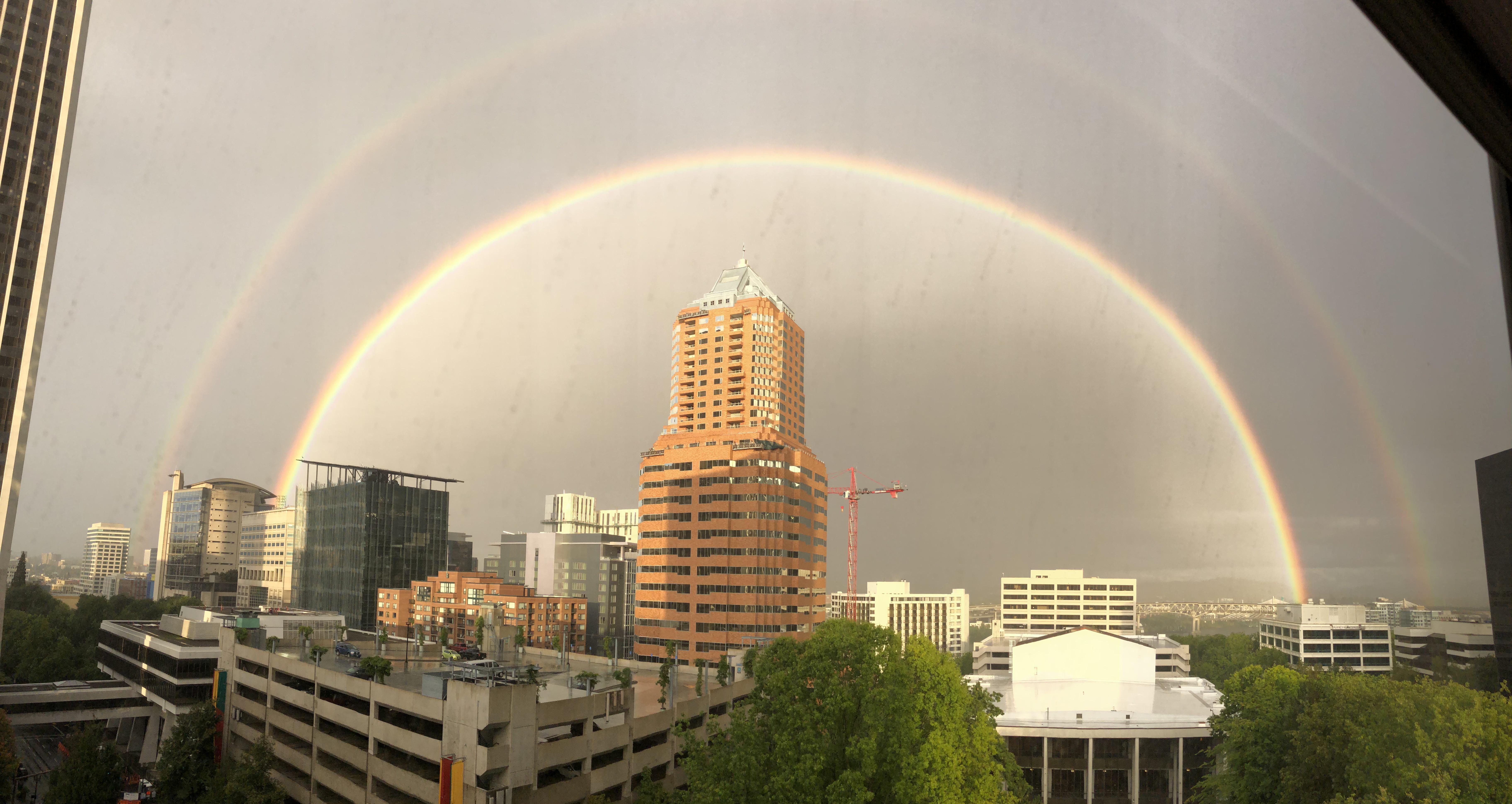 Full double rainbow. | Scrolller