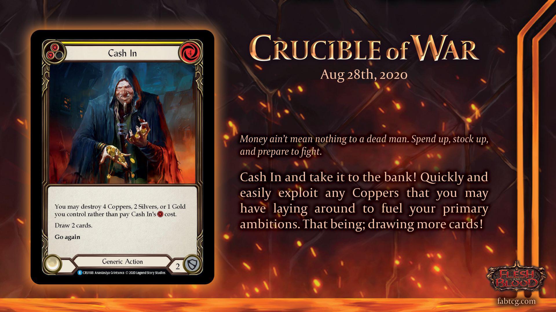 Full Image of Vault's Spoiler card CASH IN! | Scrolller