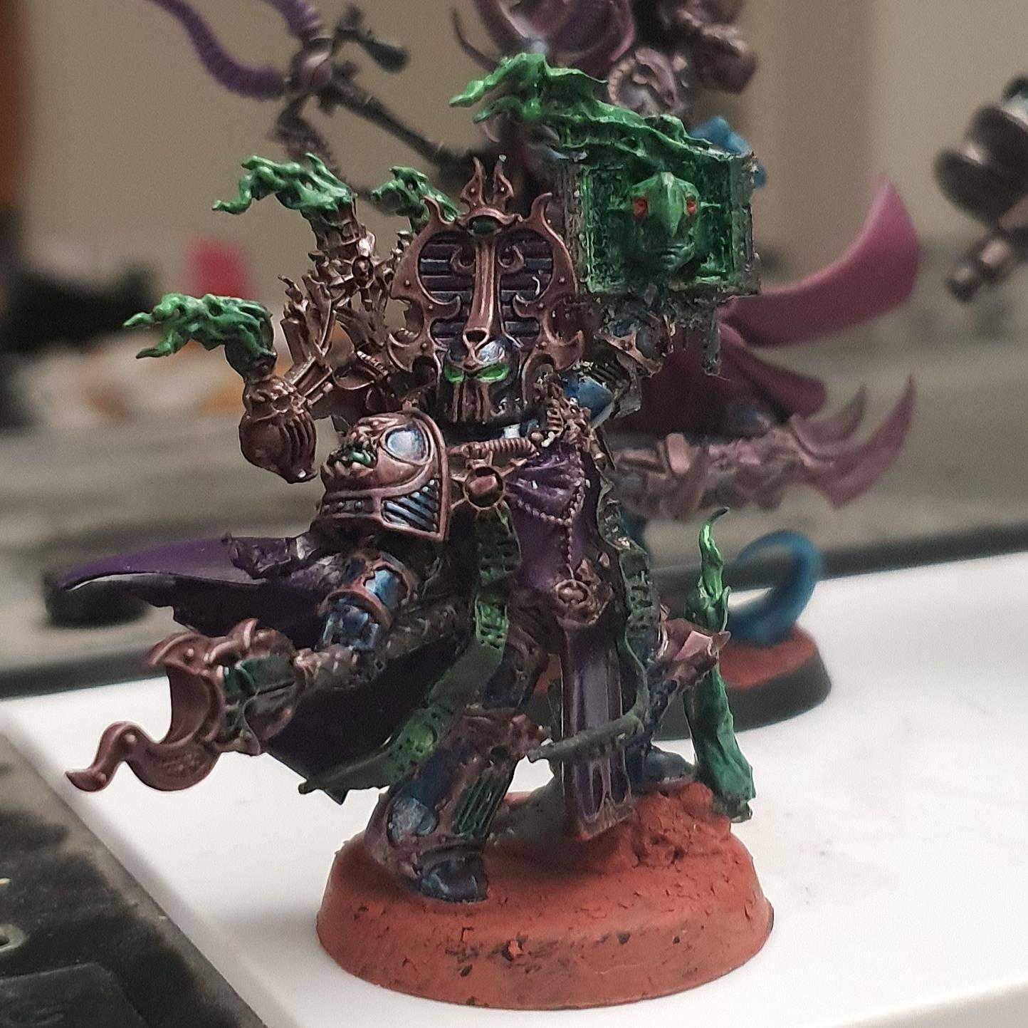 Fun aspiring sorcerer kitbash (dark apostle + TS bits) | Scrolller