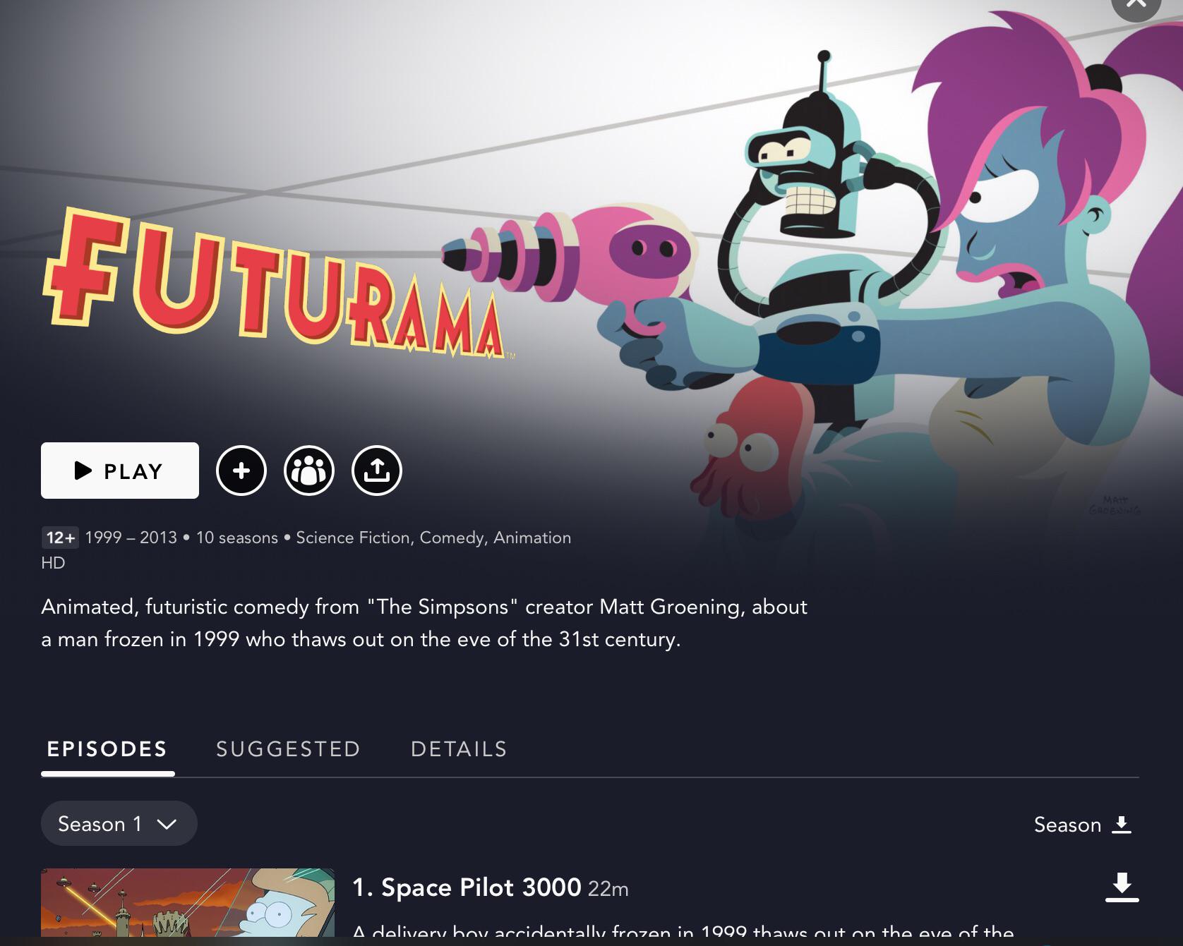 Futurama is on Star! | Scrolller