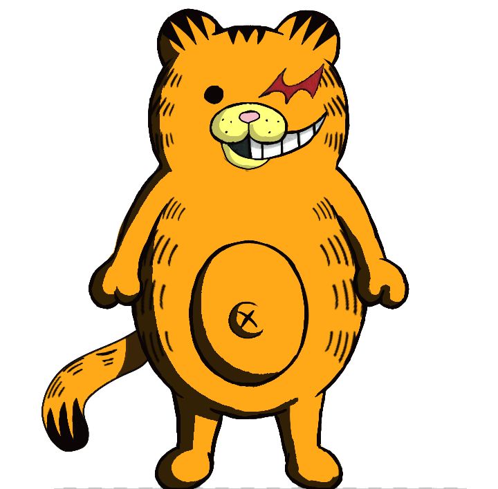Garfield monokuma | Scrolller