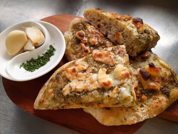 Garlic-Herb Flatbread | Scrolller