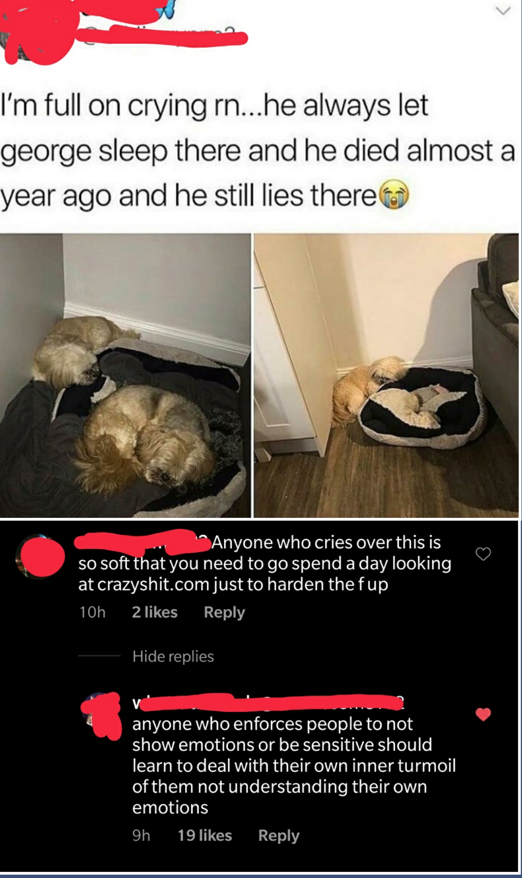 Gatekeeping emotions | Scrolller