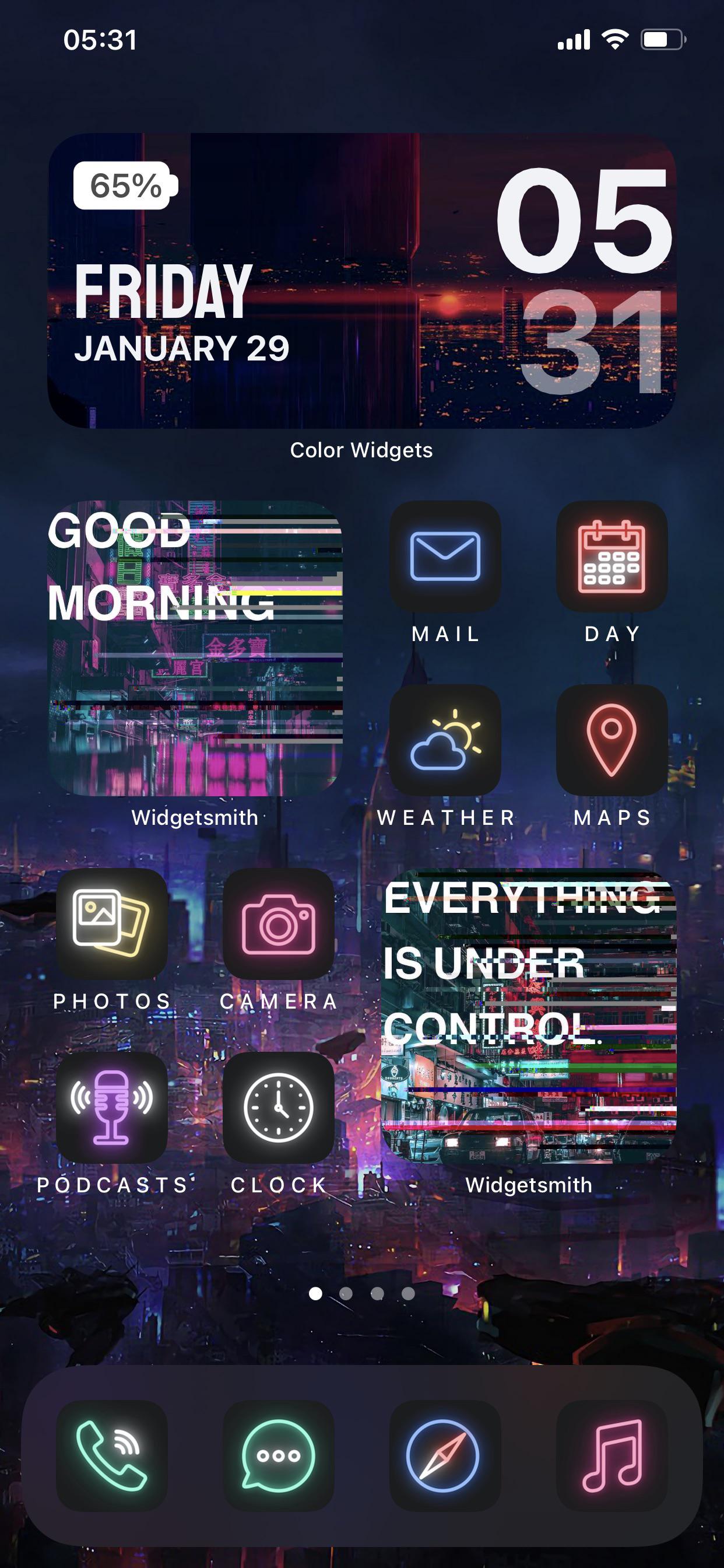 Gave my phone a cyberpunk theme! | Scrolller