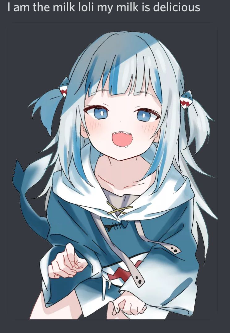 Gawr Gura the milk loli | Scrolller