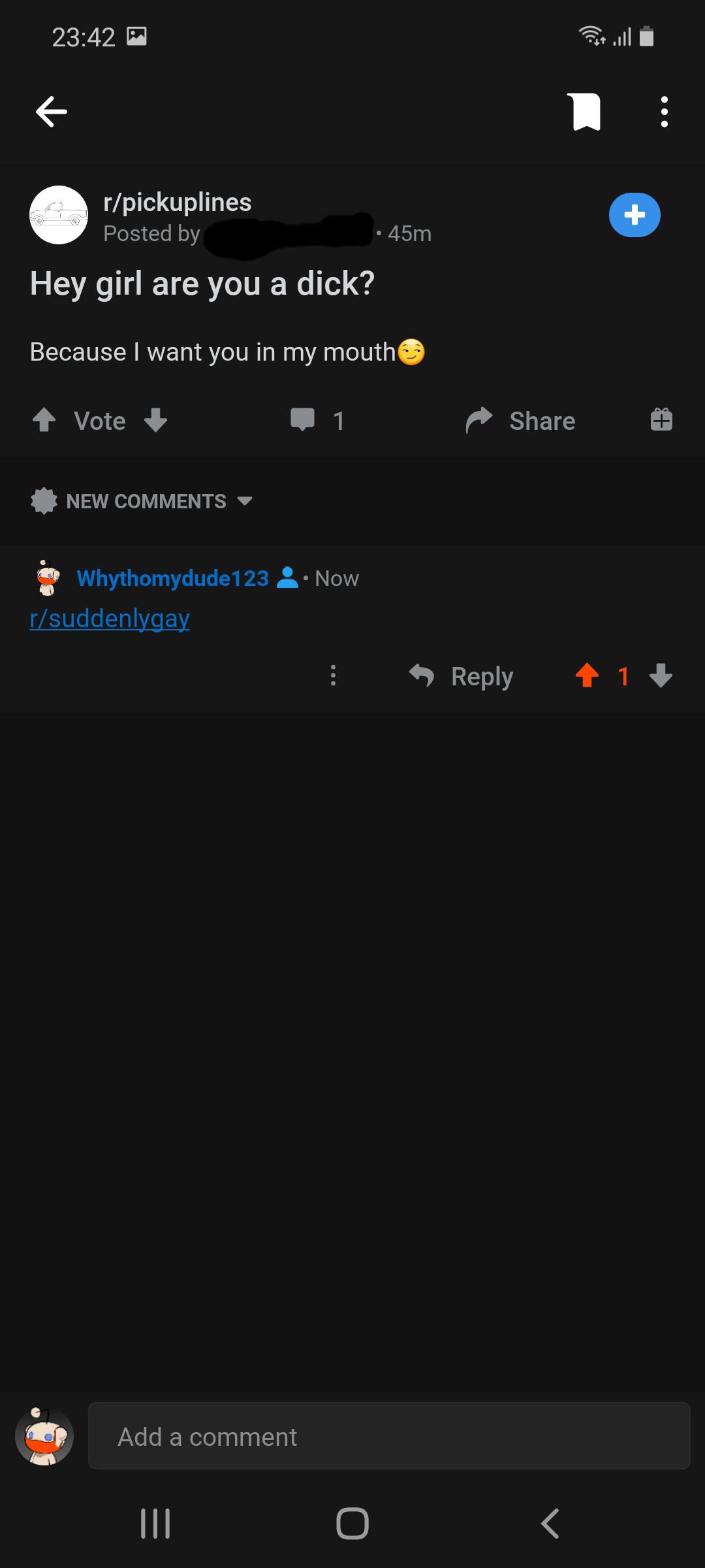 Gay pickup line | Scrolller