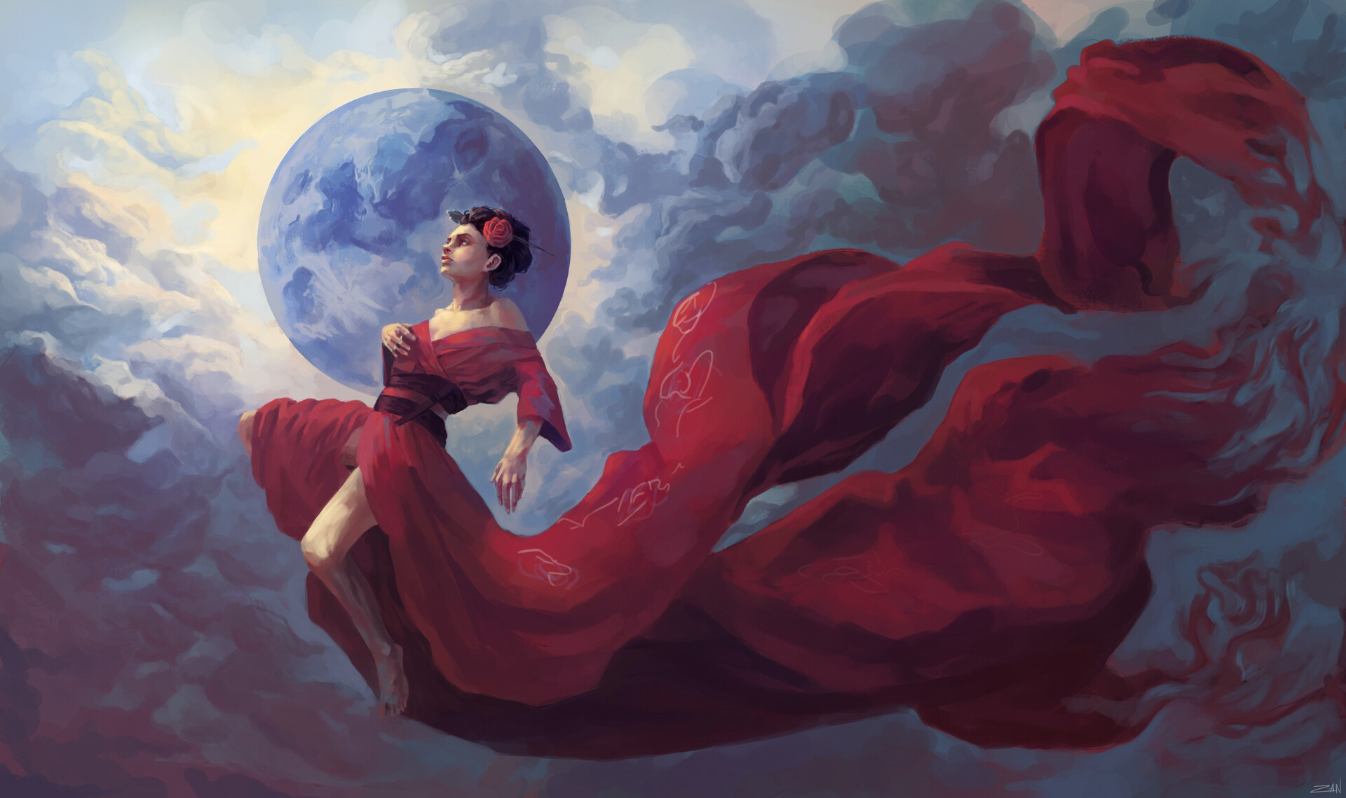 Geisha Aphrodite by Benjamin Maillet | Scrolller