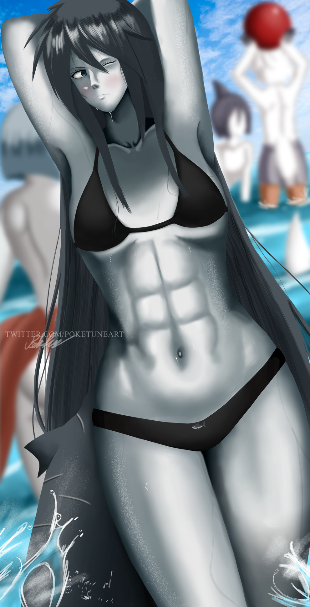 Gender bent Samekichi based off funamusea's old doodles | Scrolller