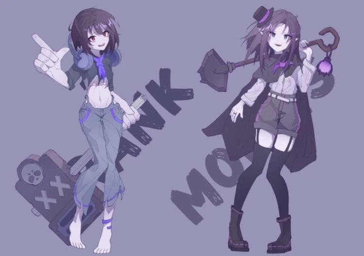 Genderbend Frank&Mortis | Scrolller