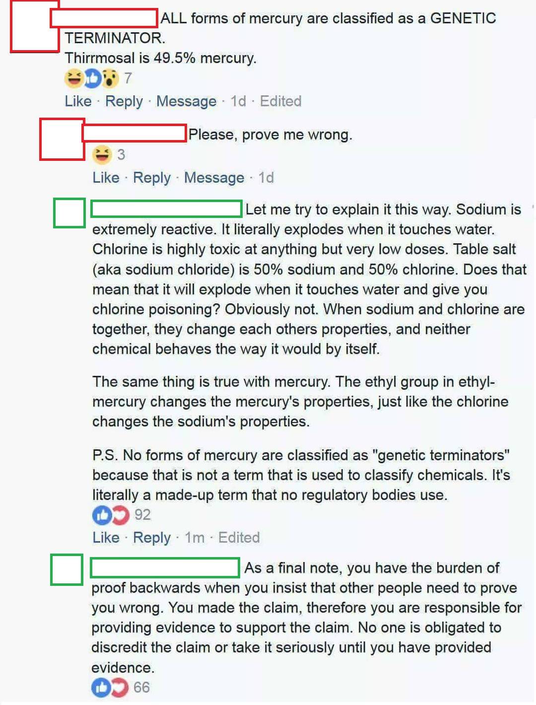 "GENETIC TERMINATOR, Prove me wrong!" Antivaxxer gets destroyed. | Scrolller