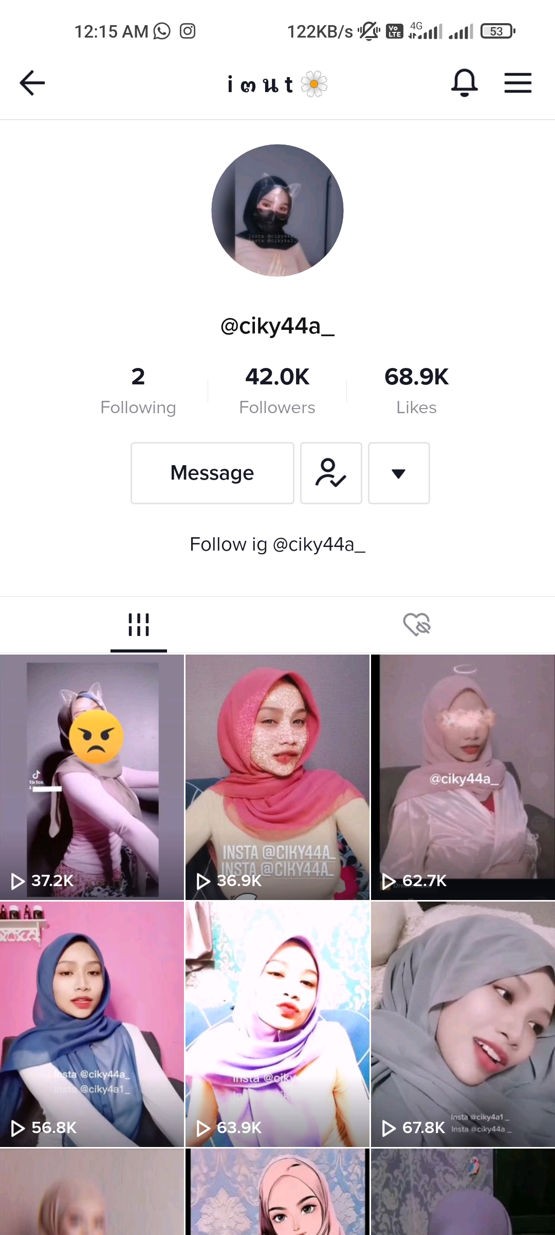 geng, apa id bigo dia? ada manis2 ka live dia. | Scrolller