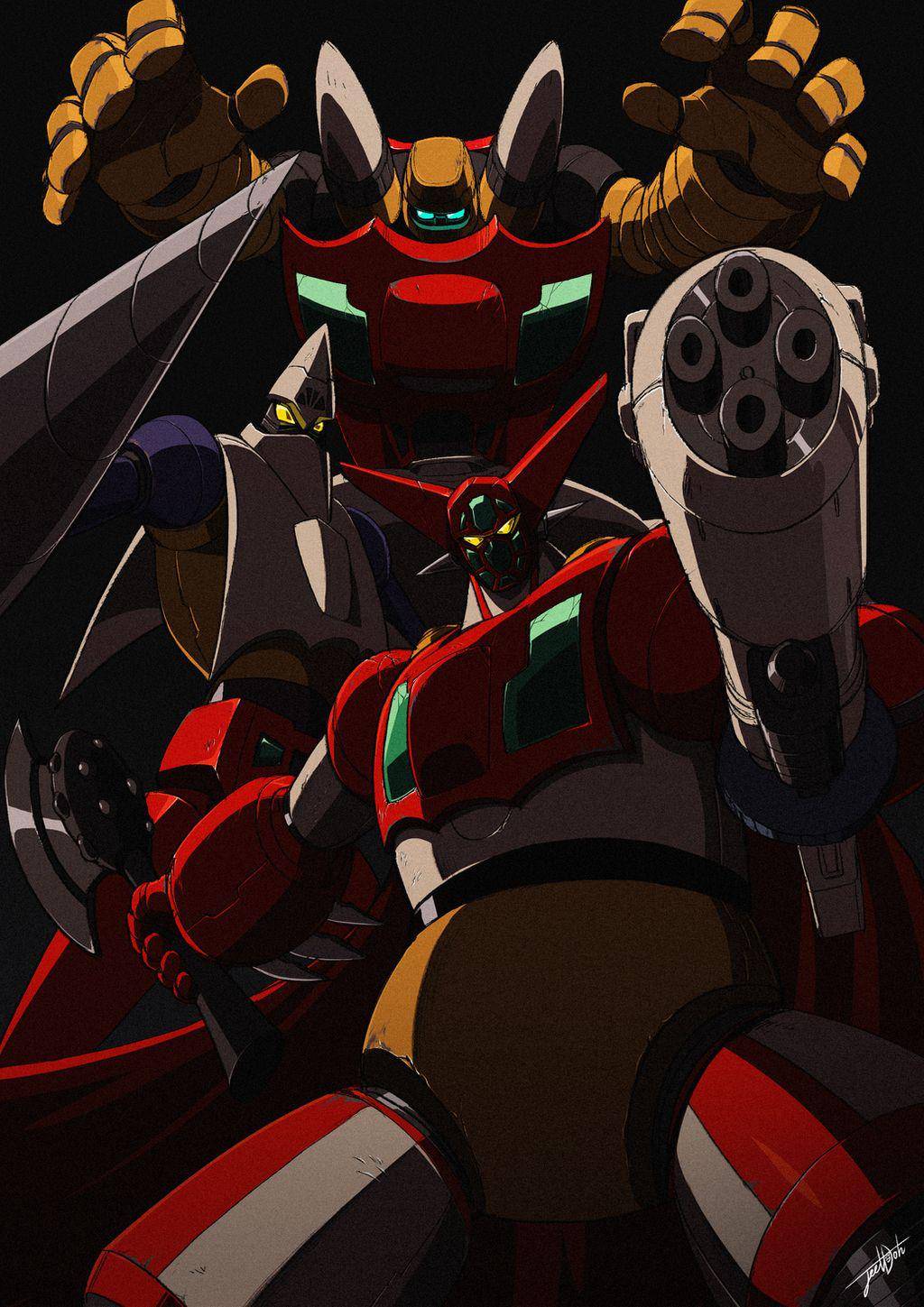 Getter Robo Armageddon by Jeetdoh | Scrolller