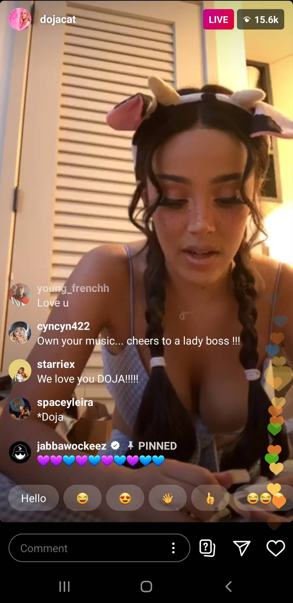 Getting a little too loose on IG live 👀 | Scrolller