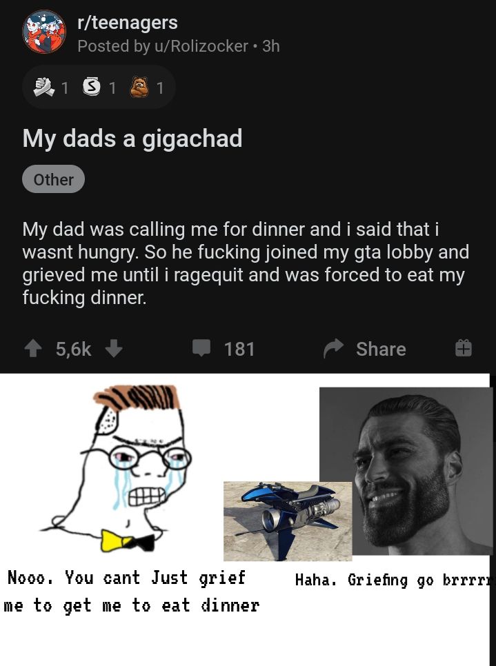 Giga chad father | Scrolller