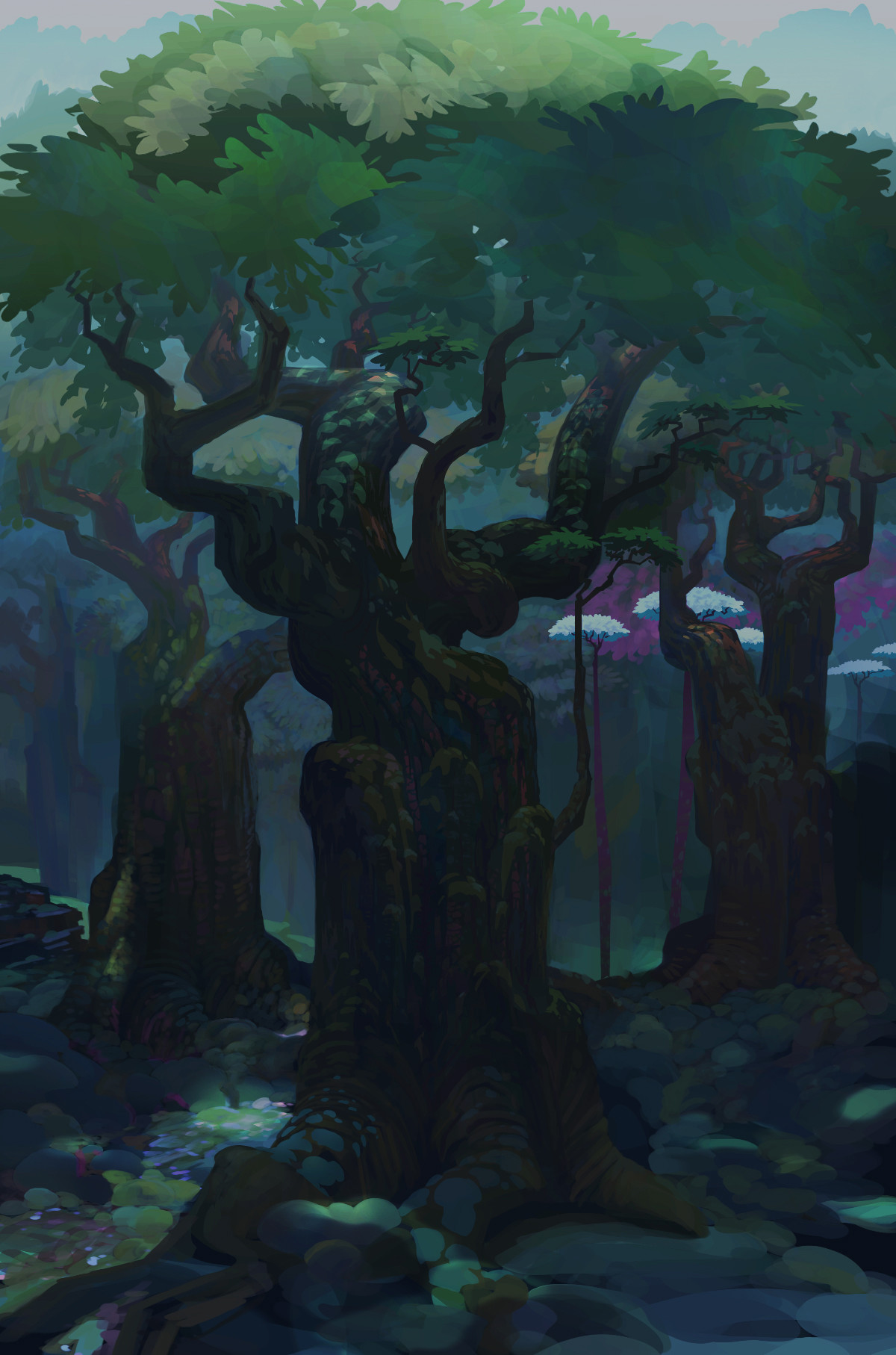 Gigantic Forest II by Ember Barrett | Scrolller