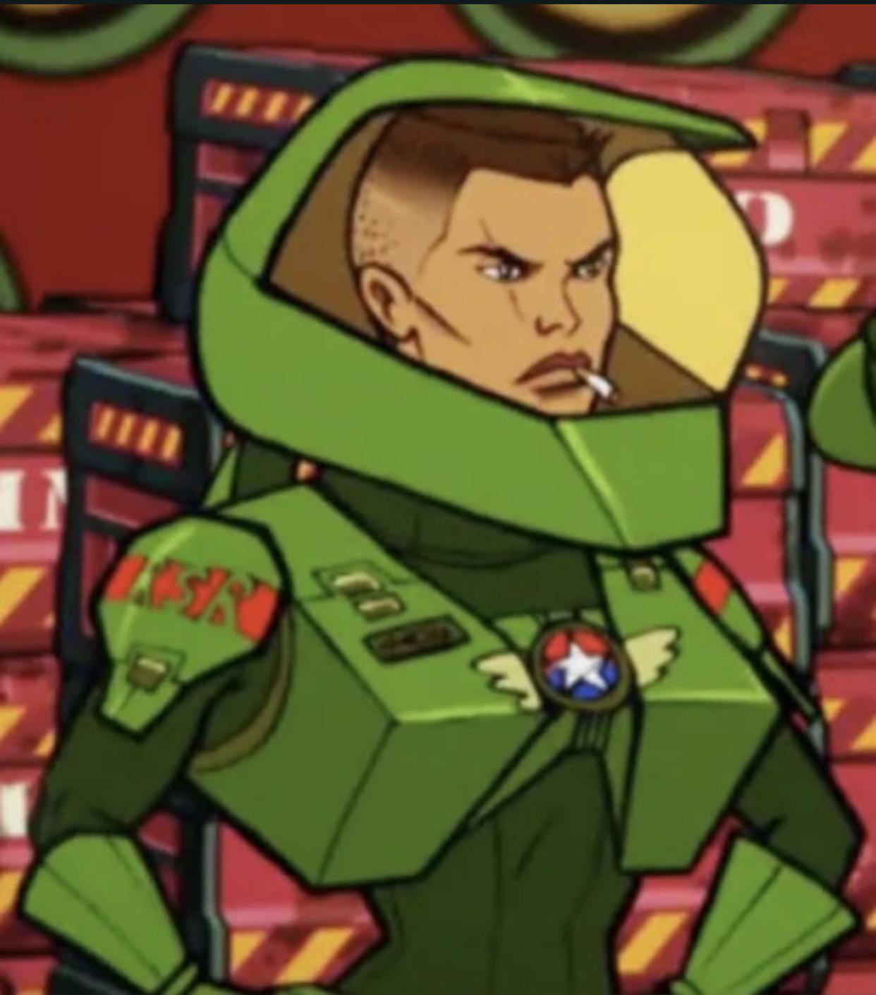 Gina Carano suits up for her new role after being fired from The Mandalorian (2021, colorized ...