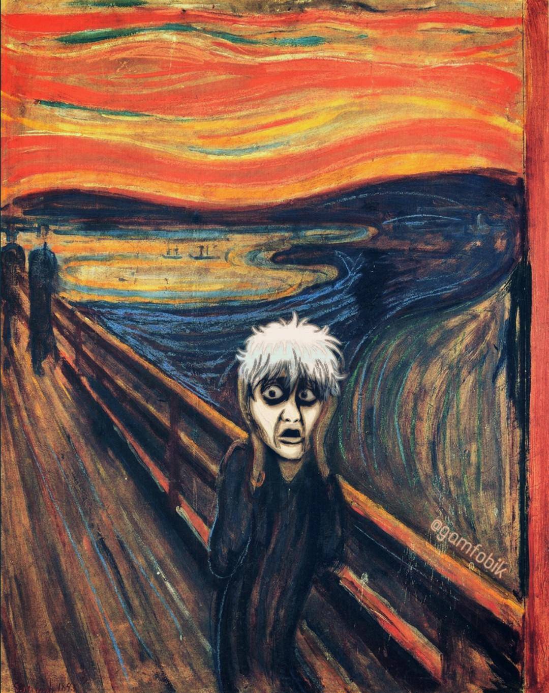 Gintoki's Scream by Edvard Munch | Scrolller