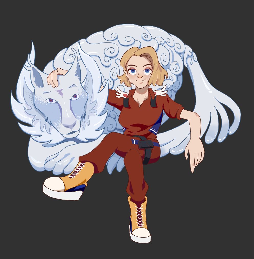 Girl and Jade Tiger | Scrolller