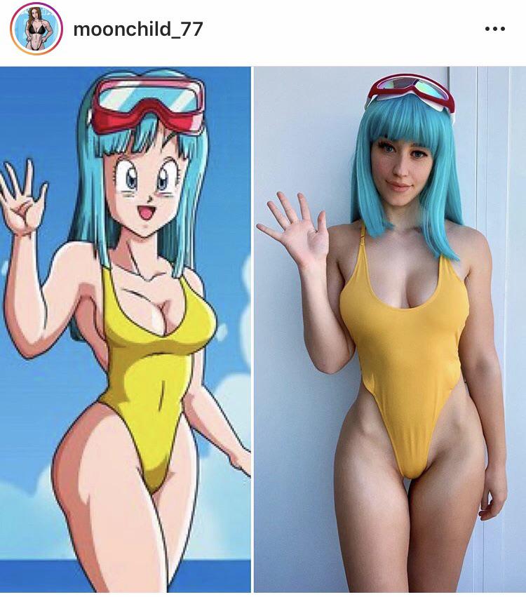 Giulia Valeriani killing a Bulma cosplay | Scrolller