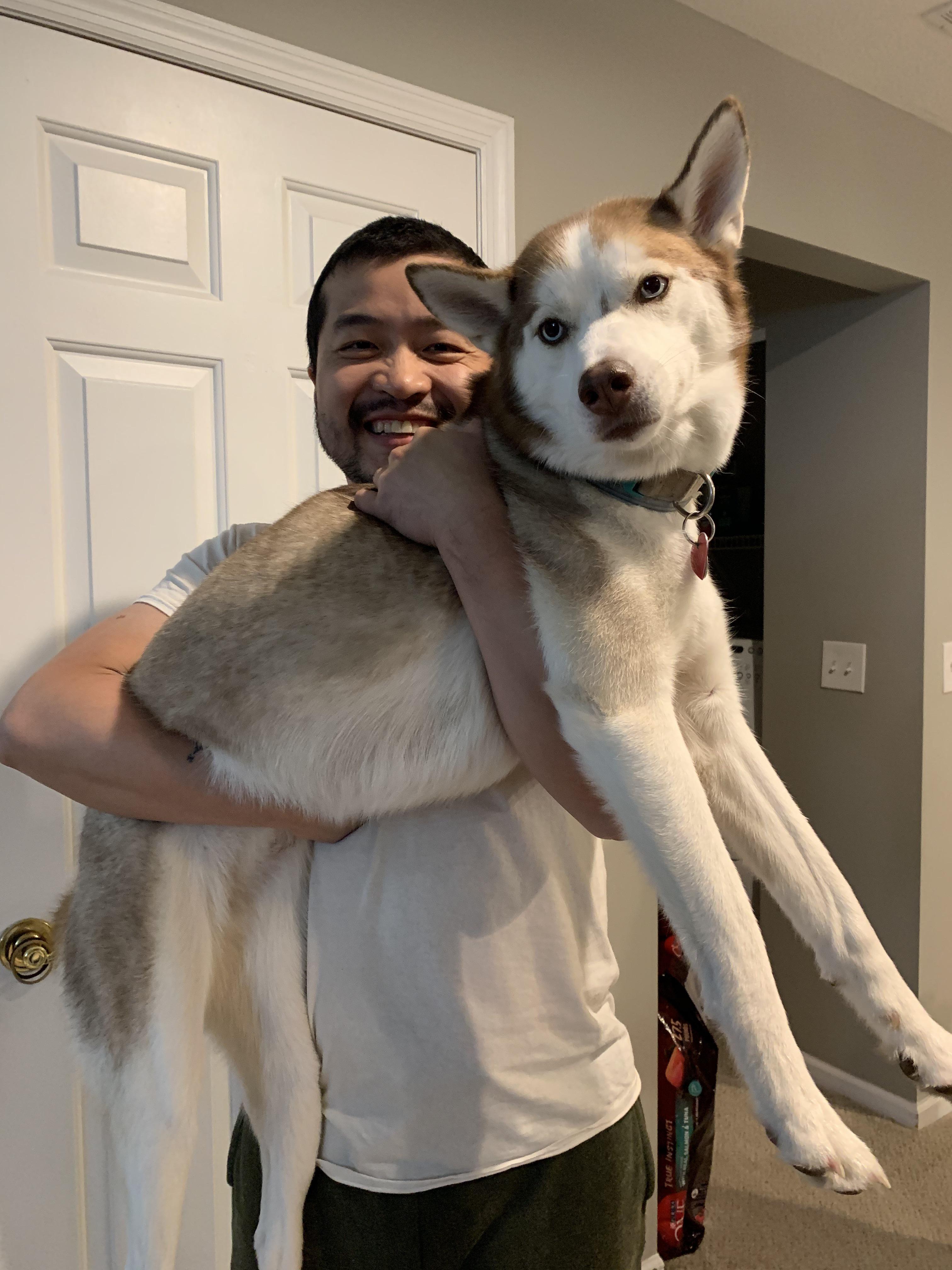 Give the doggy a big hug | Scrolller