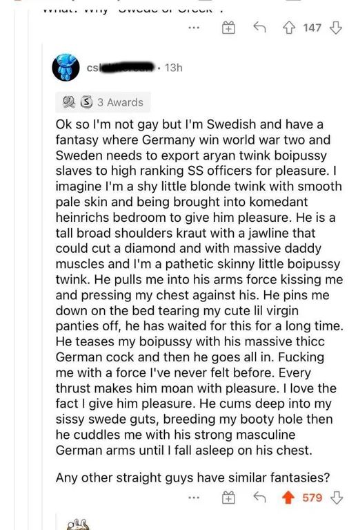 Glad you confirmed you're Swedish. | Scrolller