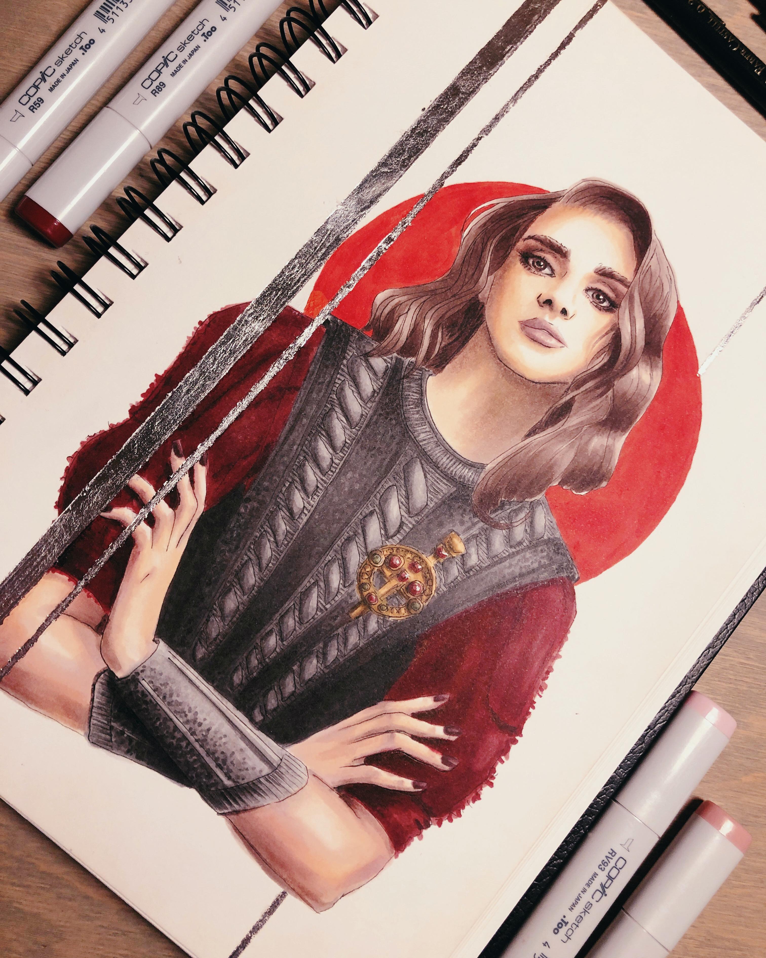 Glamorourized Renfri inspired by the show version by Emma Appleton | Scrolller