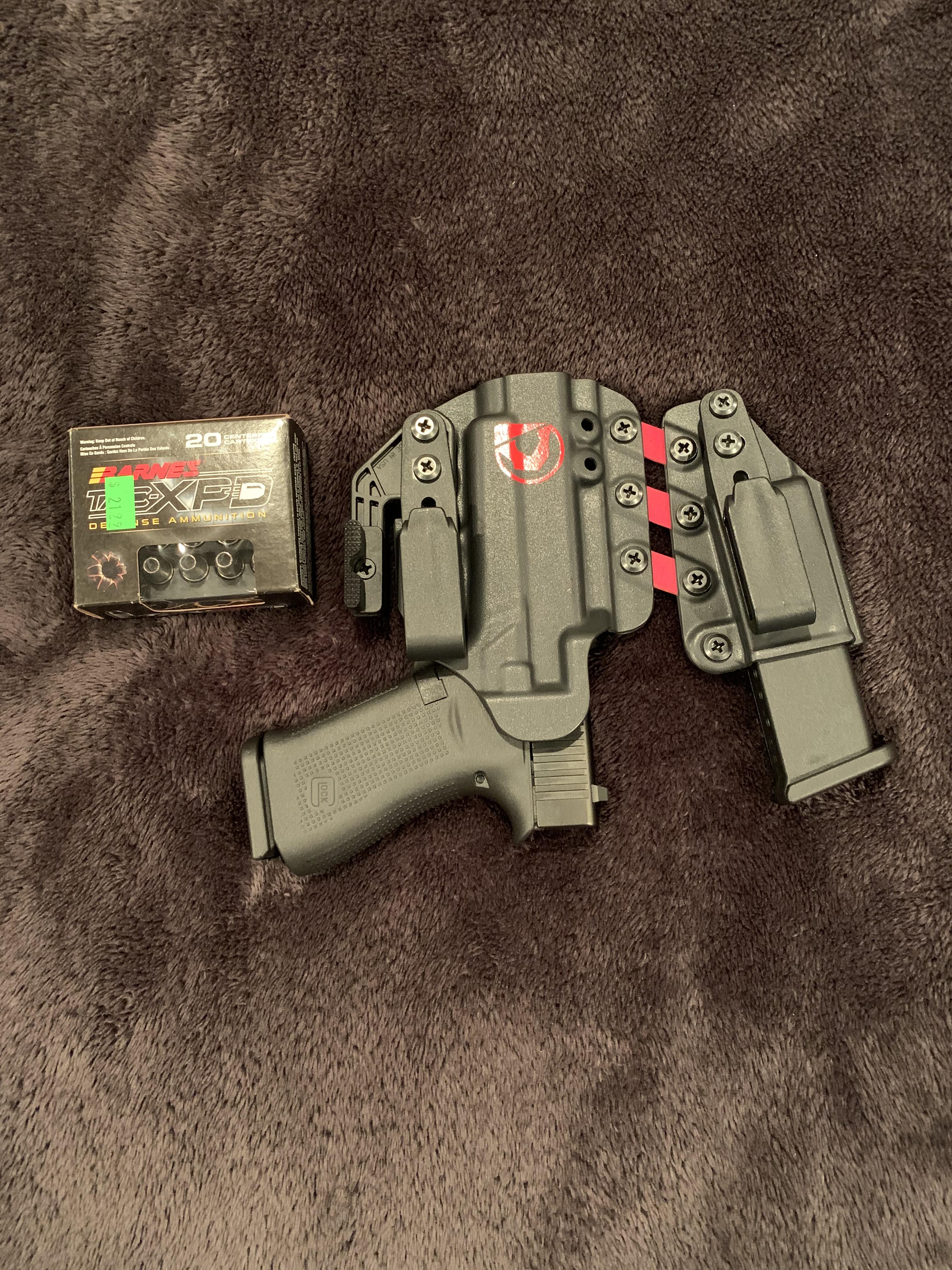 Glock 43X/Black Arch/Barnes +P | Scrolller