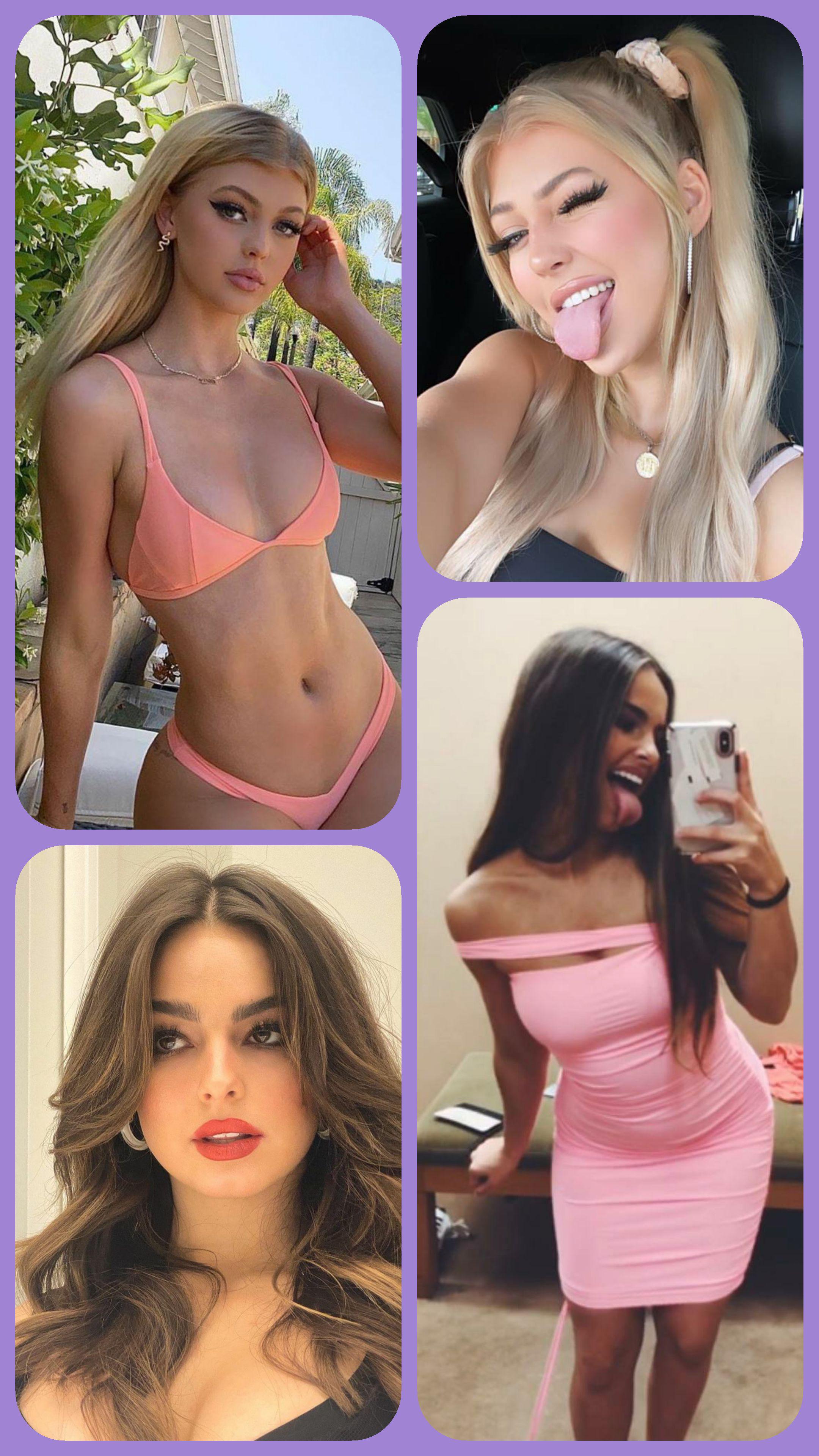 God I love jerking to these absolute babes, Loren Gray and Addison Rae | Scrolller