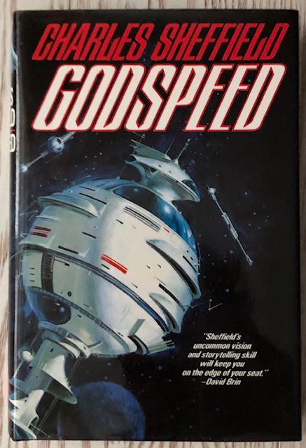 Godspeed by Charles Sheffield, Tor, 1993, Cover art by Vincent Di Fate | Scrolller